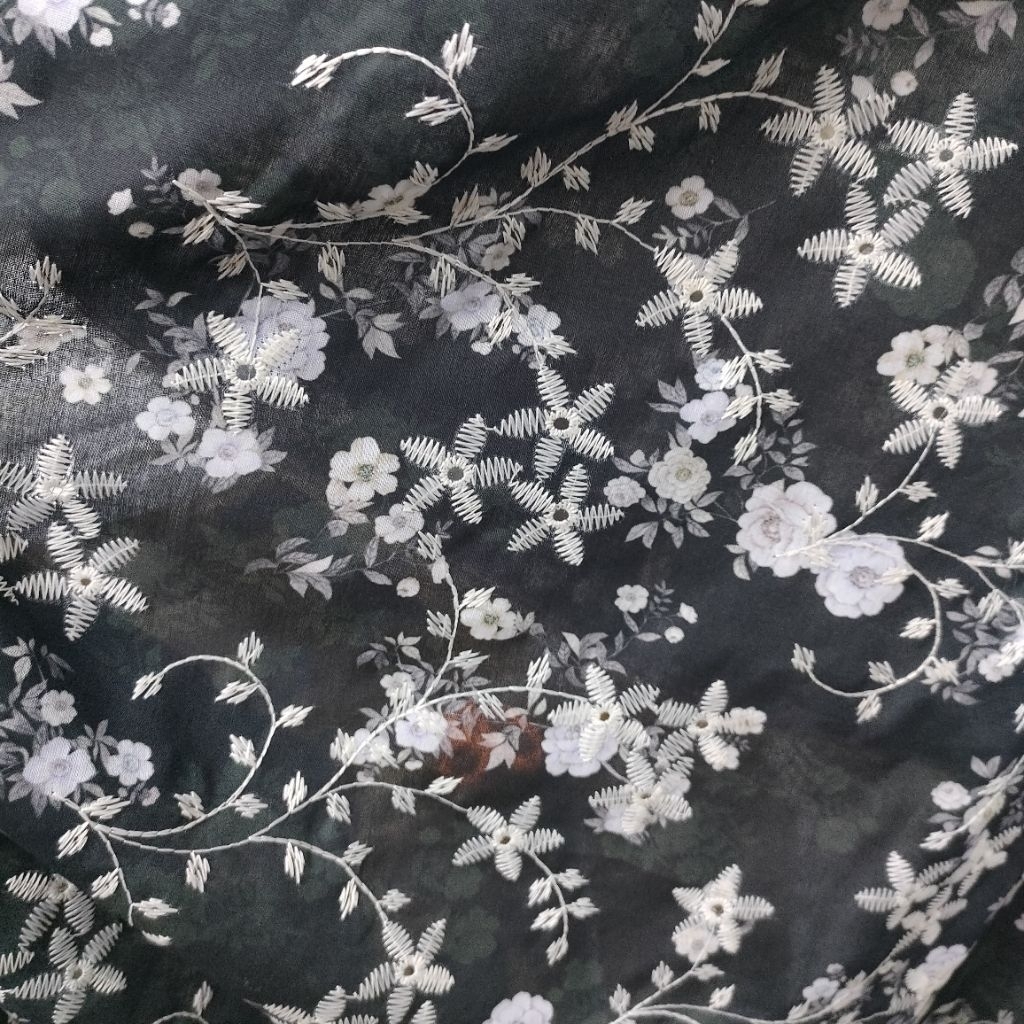 Jual KATUN POPLINE PARIS BORDIR PREMIUM | Shopee Indonesia