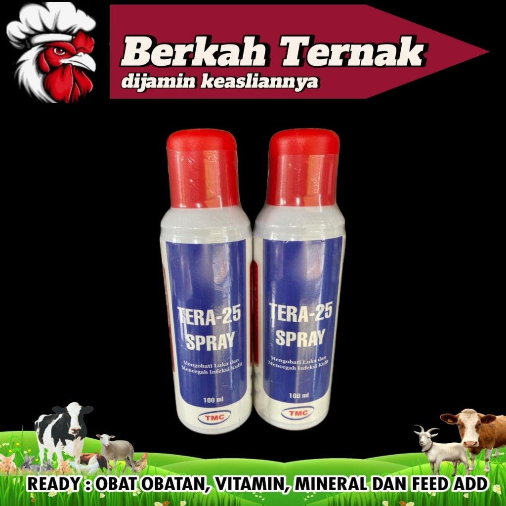 Jual Tera-25 Spray - mengobati luka dan mencegah infeksi kulit ...