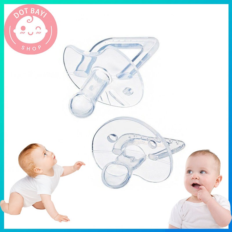 Jual Dot Bayi empeng bayi newborn/Empeng Dot Full Silikon Gepeng Bulat ...