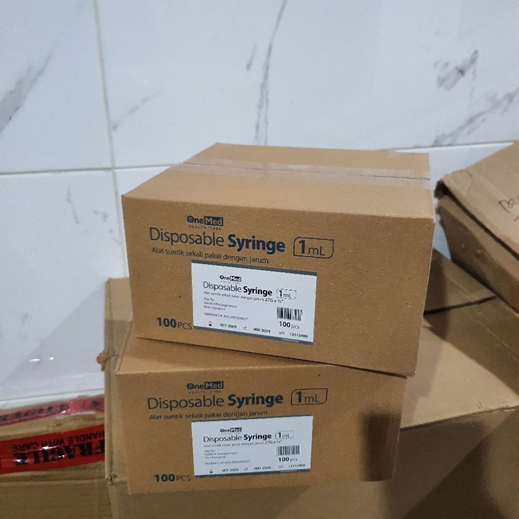 Jual Spuit 1 cc Insulin Onemed / Syringe 1 cc Onemed / Disposable ...