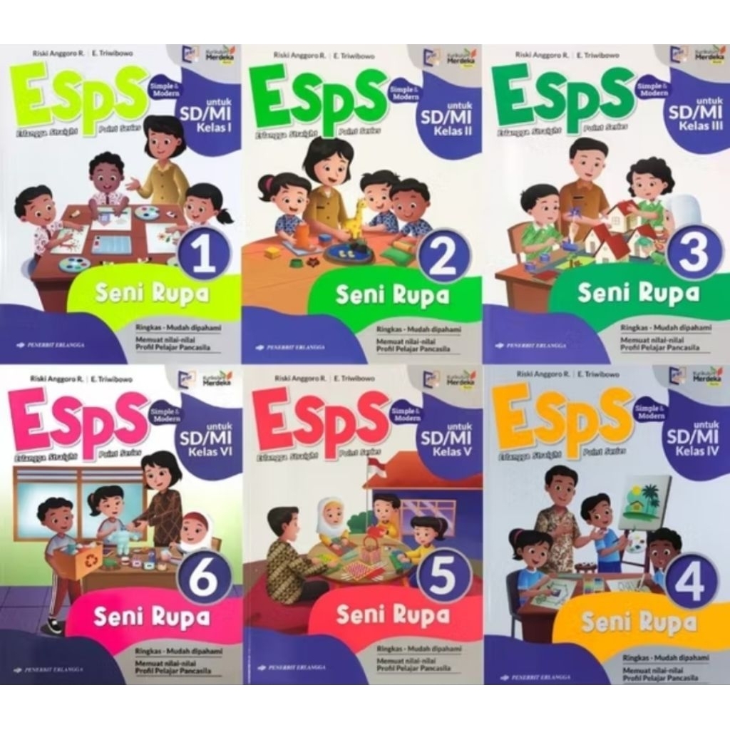 Jual Samudera Ilmu - Esps Seni Rupa Edisi Revisi Kurikulum Merdeka Kelas 1 2 3 4 5 6 SD/MI ...