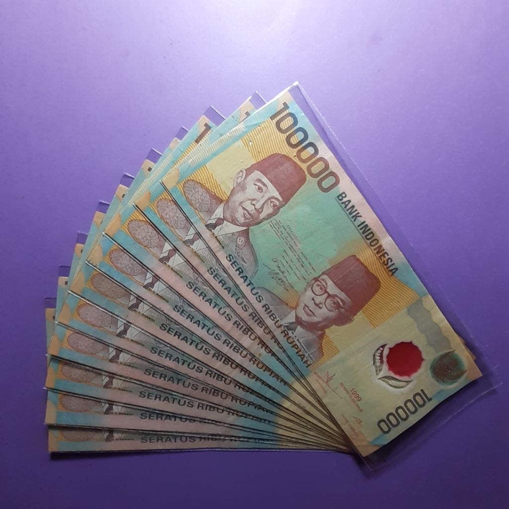 Jual Uang kuno 100000 rupiah polymer tahun 1999 | Shopee Indonesia