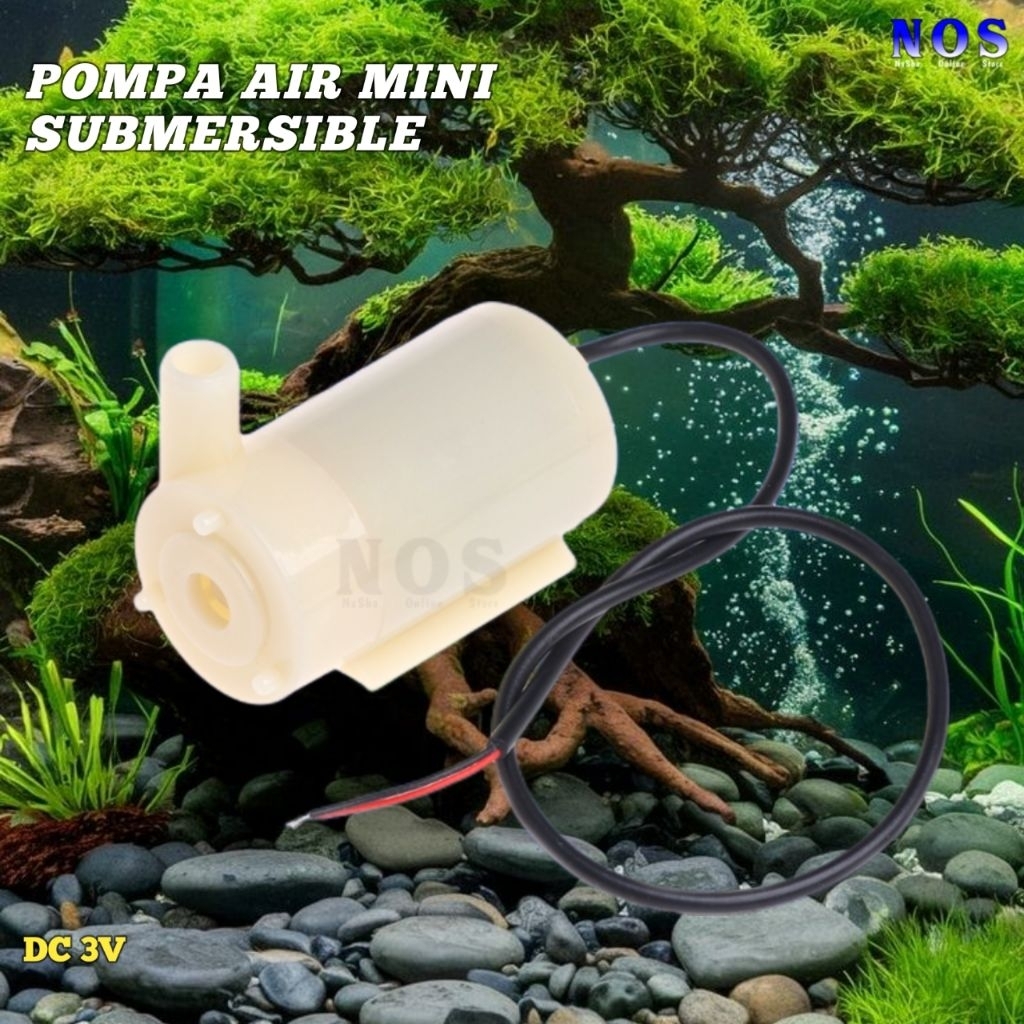 Jual Pompa Air Mini Elektrik Mikro Diaphragm Pump Submersible DC 3V ...