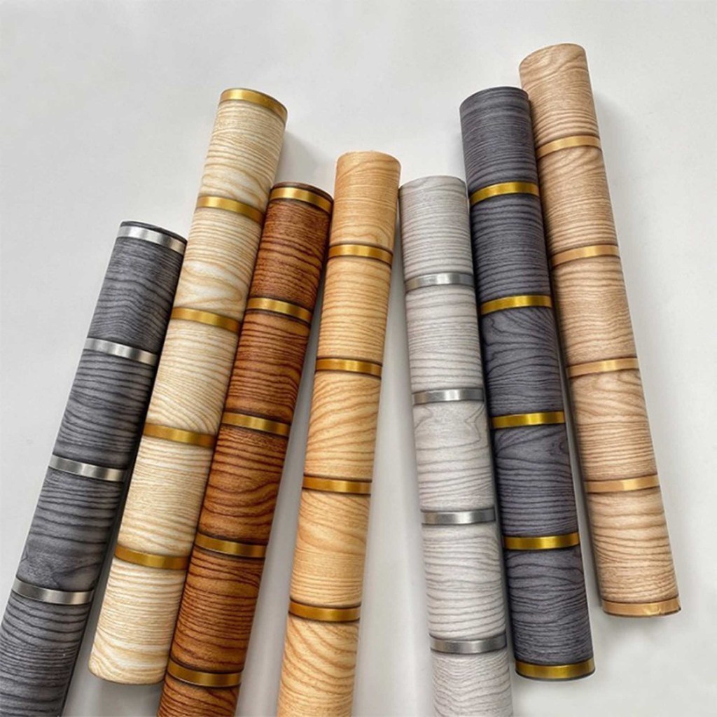 Jual WALLPAPER DINDING ELEGAN PANEL KAYU STICKER TEMBOK RUANG TAMU ...