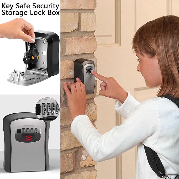 Jual Key Safe Box Outdoor Wall Mount Kotak Kunci Dinding Brankas Safety ...