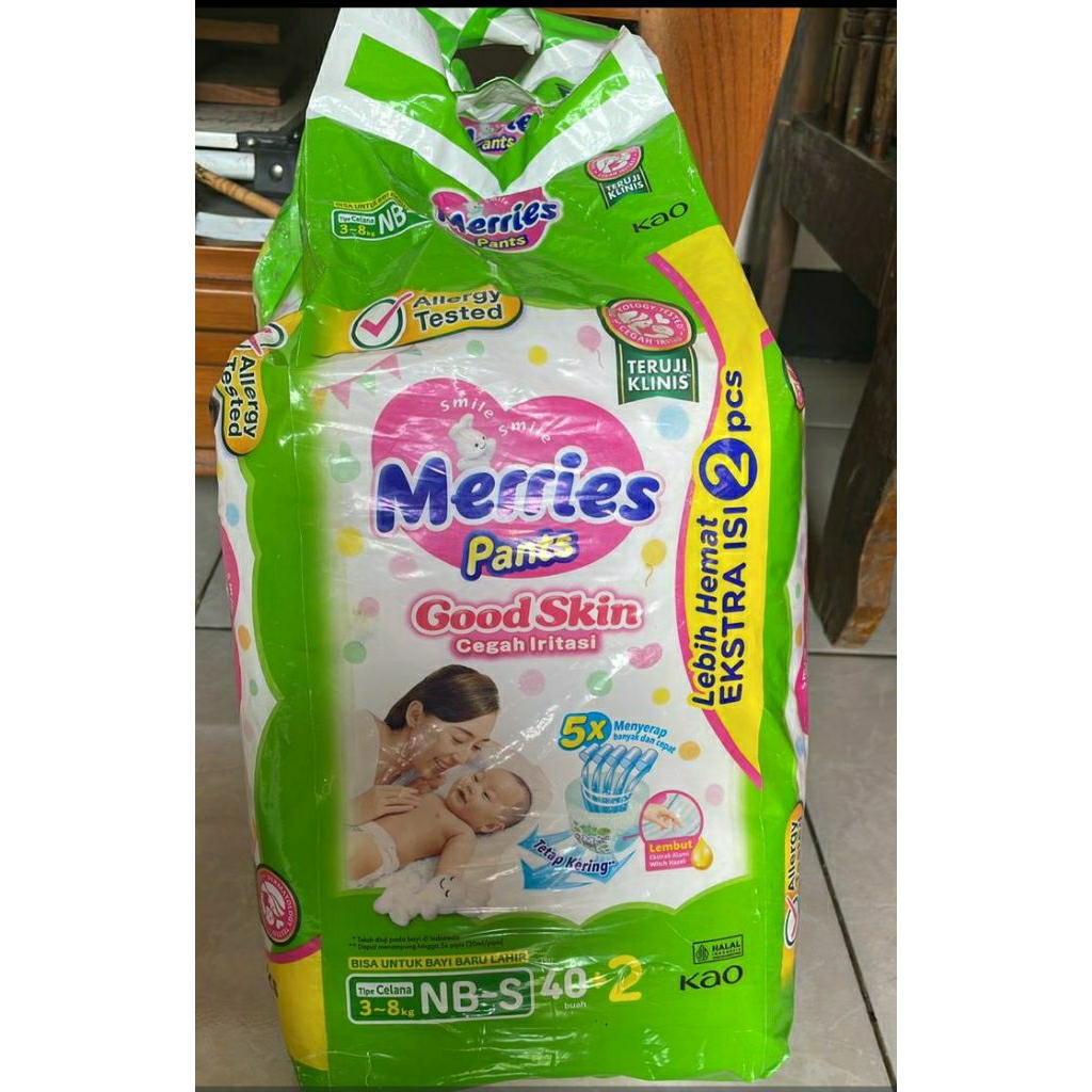 Jual popok MERRIES M22 NB s42 NB24PREMIUM | Shopee Indonesia