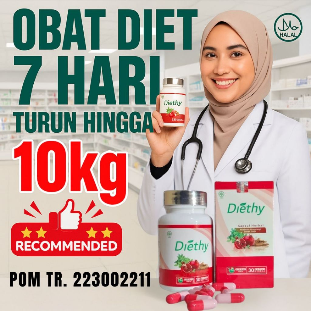 Jual DIETHY obat diet herbal Cepat Kurus 7 Hari Turun 5-10kg Tanpa Efek ...