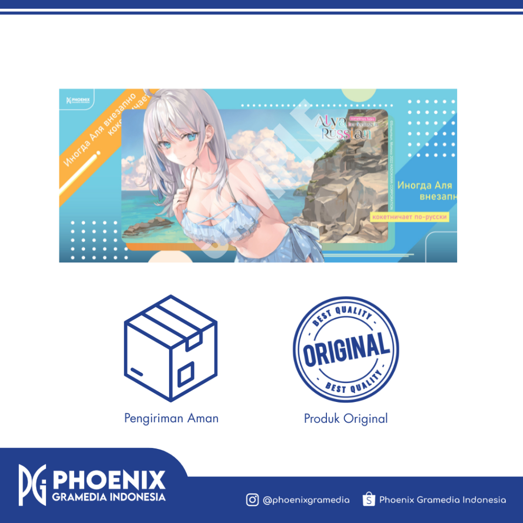 Jual Phoenix Gramedia Alya Sometimes Hides Her Feelings In Russian Alya Blue Swims Desk Mat ...