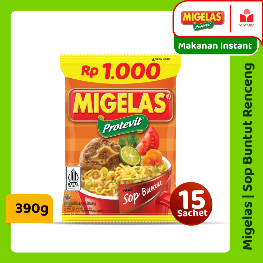 Jual Migelas Sop Buntut Renceng 15 Sachet | Shopee Indonesia
