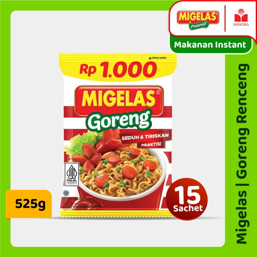 Jual Migelas Goreng Renceng 15 Sachet | Shopee Indonesia