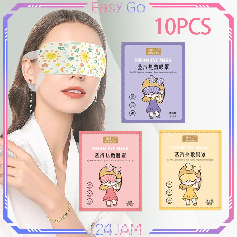 Jual Isi 10pcs Masker Mata Steam Warming Steam Eye Mask Relaxasi Eye ...