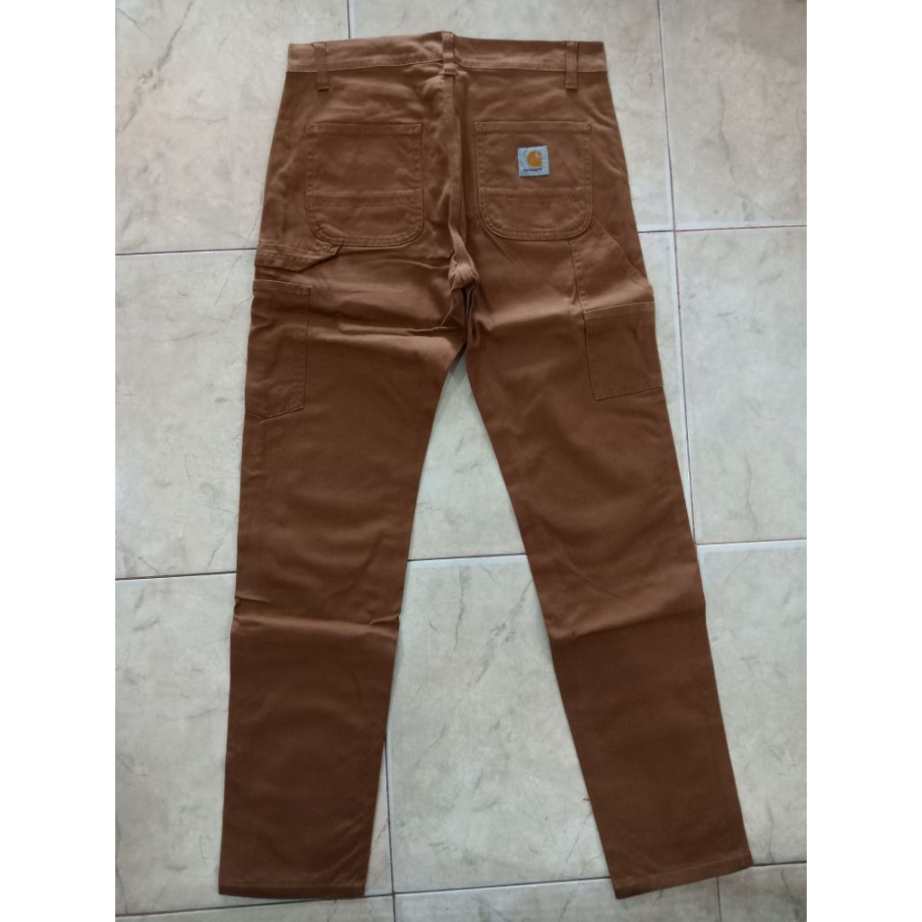 Jual CARHARTT WIP RUCK SINGLE KNEE PANTS QUESTA HAMILTON BROWN | Shopee ...