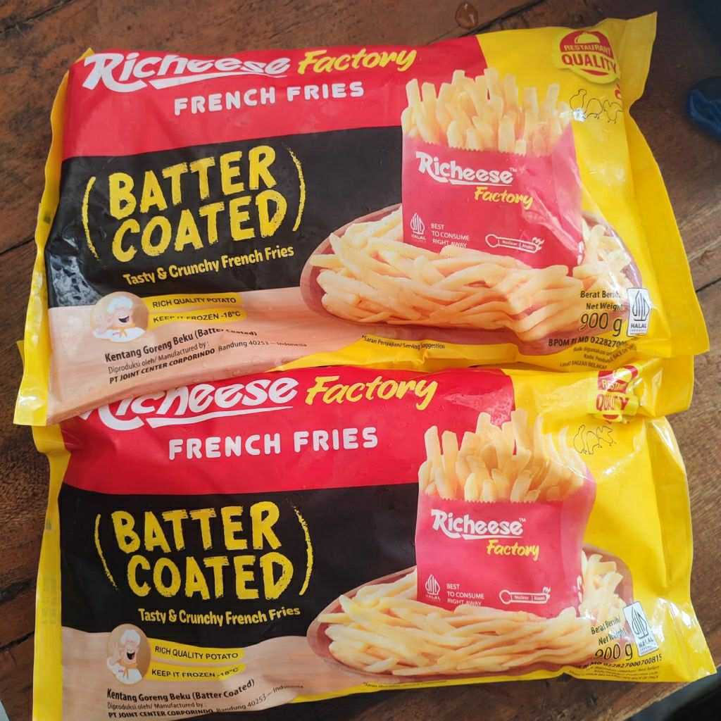 Jual Richeese Ketang batter coated 900gr kualitas restoran /kentang ...