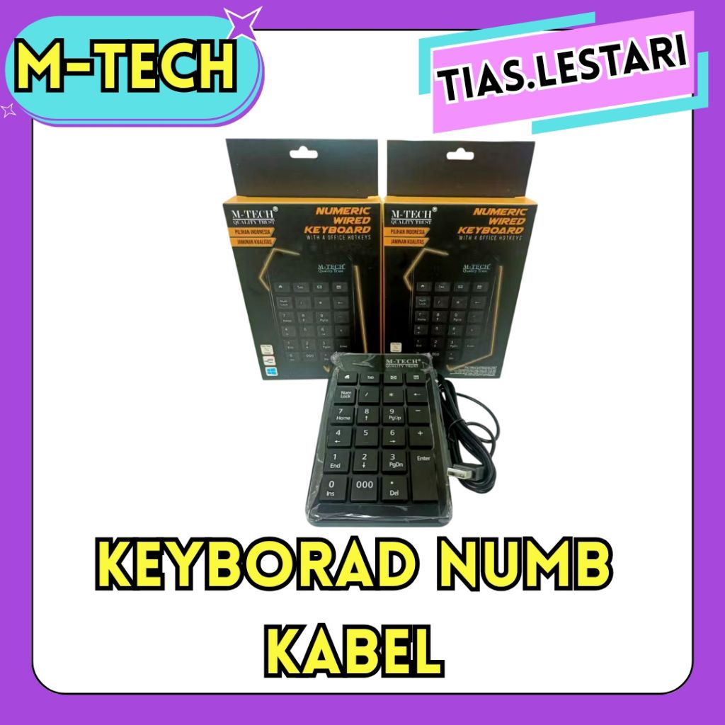 Jual M-Tech Numeric Keypad USB Cable - Keyboard Numerik Kabel USB ...