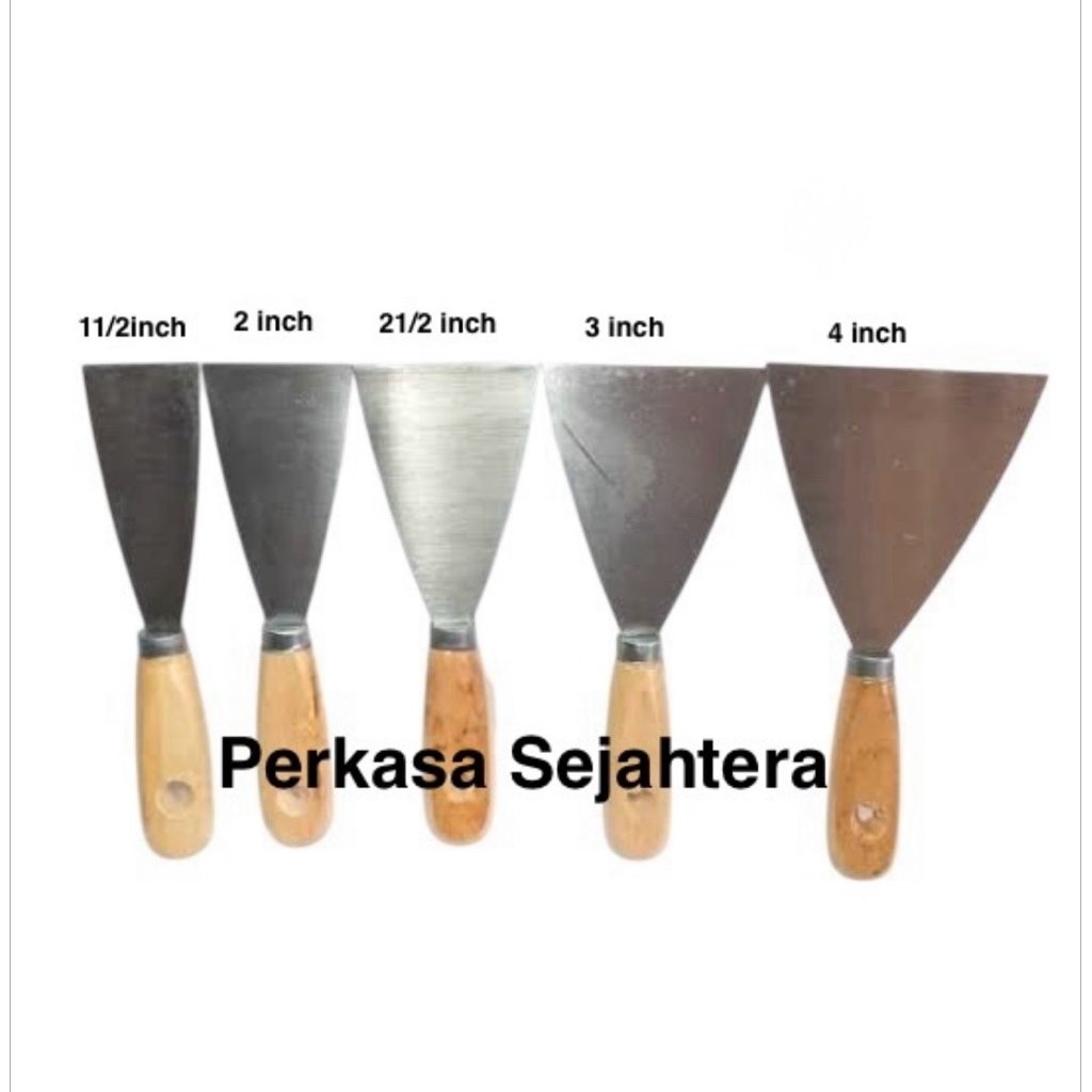Jual Kape gagang kayu scrapper plat besi 11/2” 2” 21/2” 3” 4” inch ...