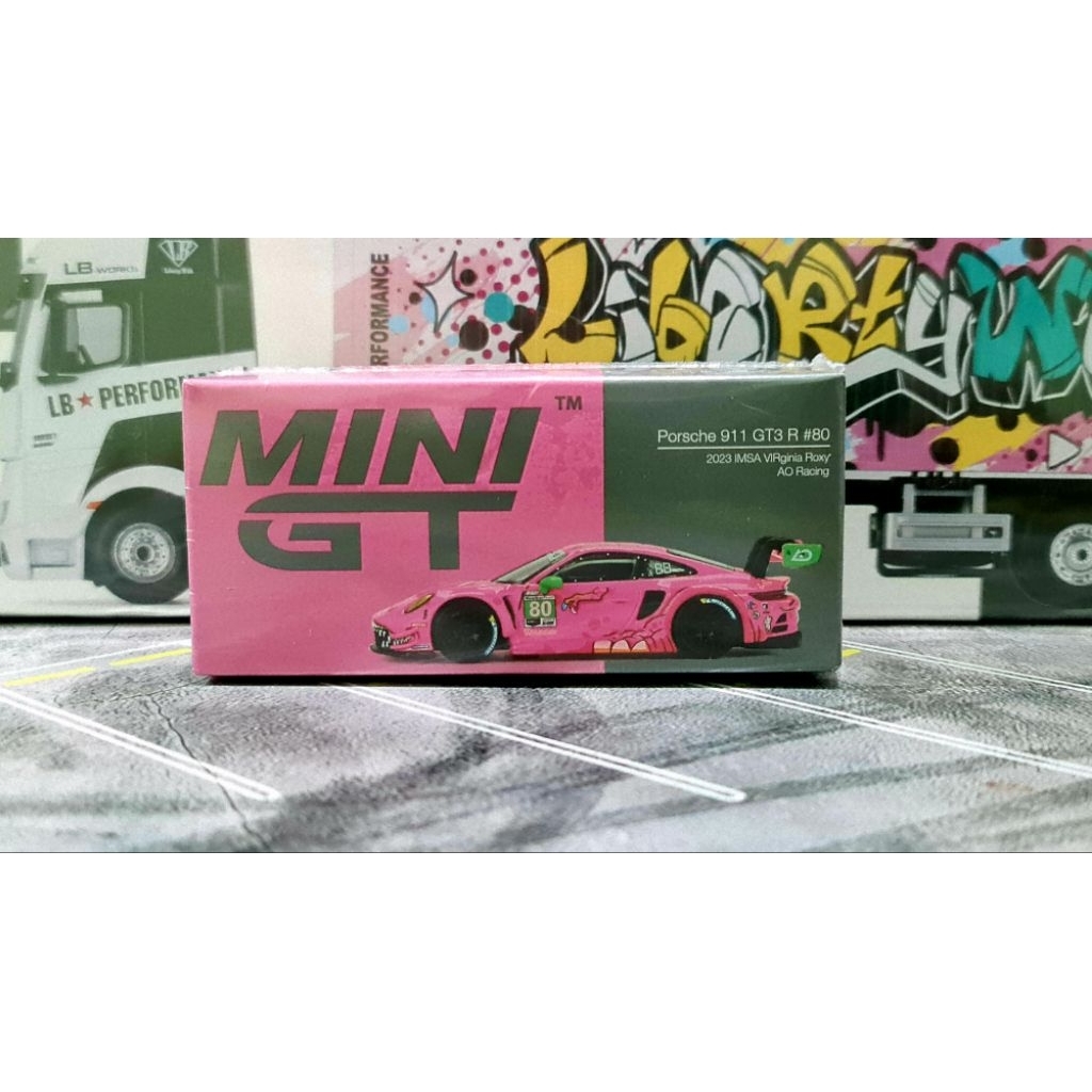 Jual Mini GT #872 Porshe 911 GT3 2023 IMSA ROXY | Shopee Indonesia