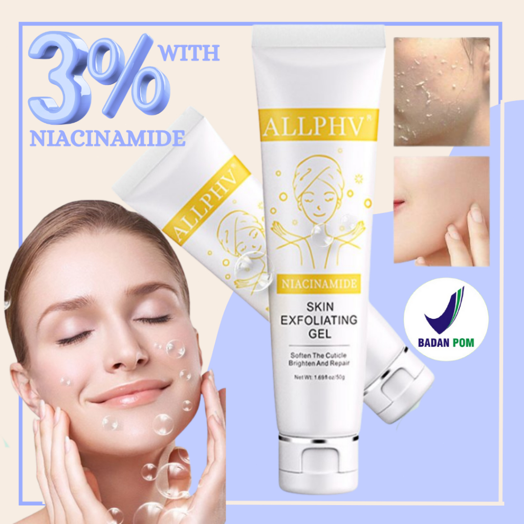 Jual ALLPHV Niacinamide Exfoliating Peeling gel Whitening Glowing Sel ...