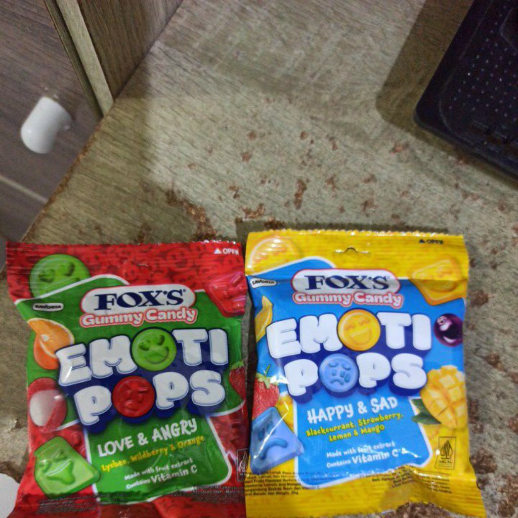 Jual Fox Gummy Candy Permen Love & Angry, Happy & Sad | Shopee Indonesia