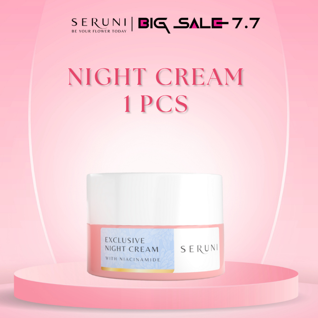Jual Seruni – Exclusive Night Cream – Membantu Mencerahkan Wajah ...