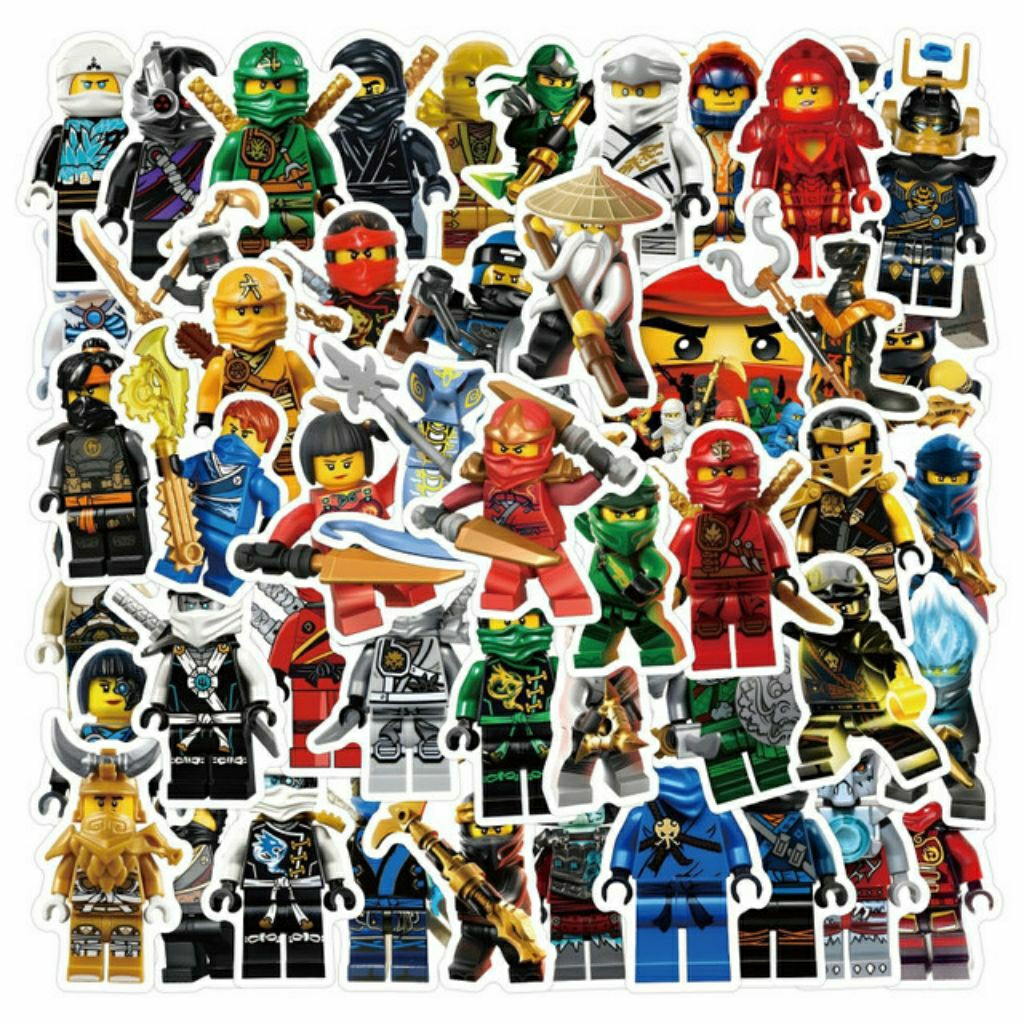 Jual Stiker Pack Lego Ninja Stiker NinjaGo Stiker Stiker Laptop Stiker ...