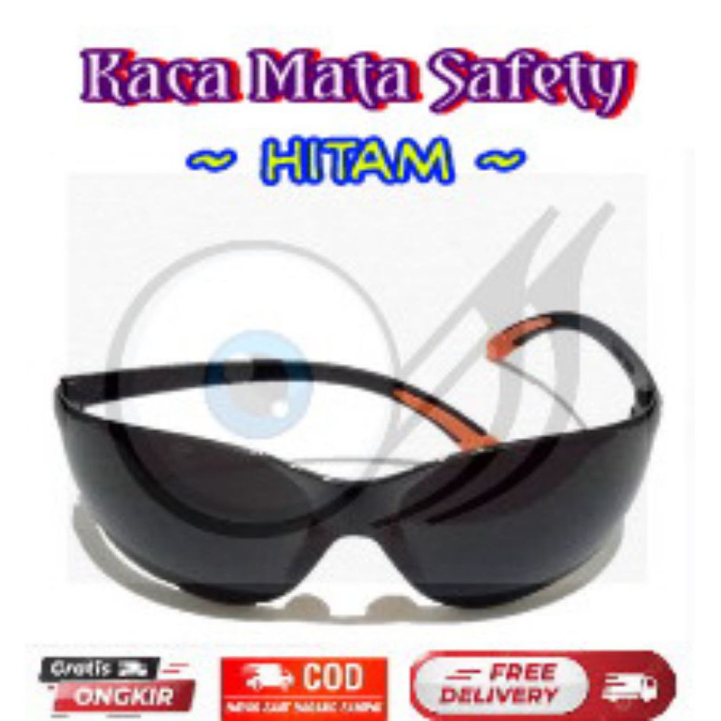 Jual Kacamata Safety Hitam / Bening / Putih | Shopee Indonesia