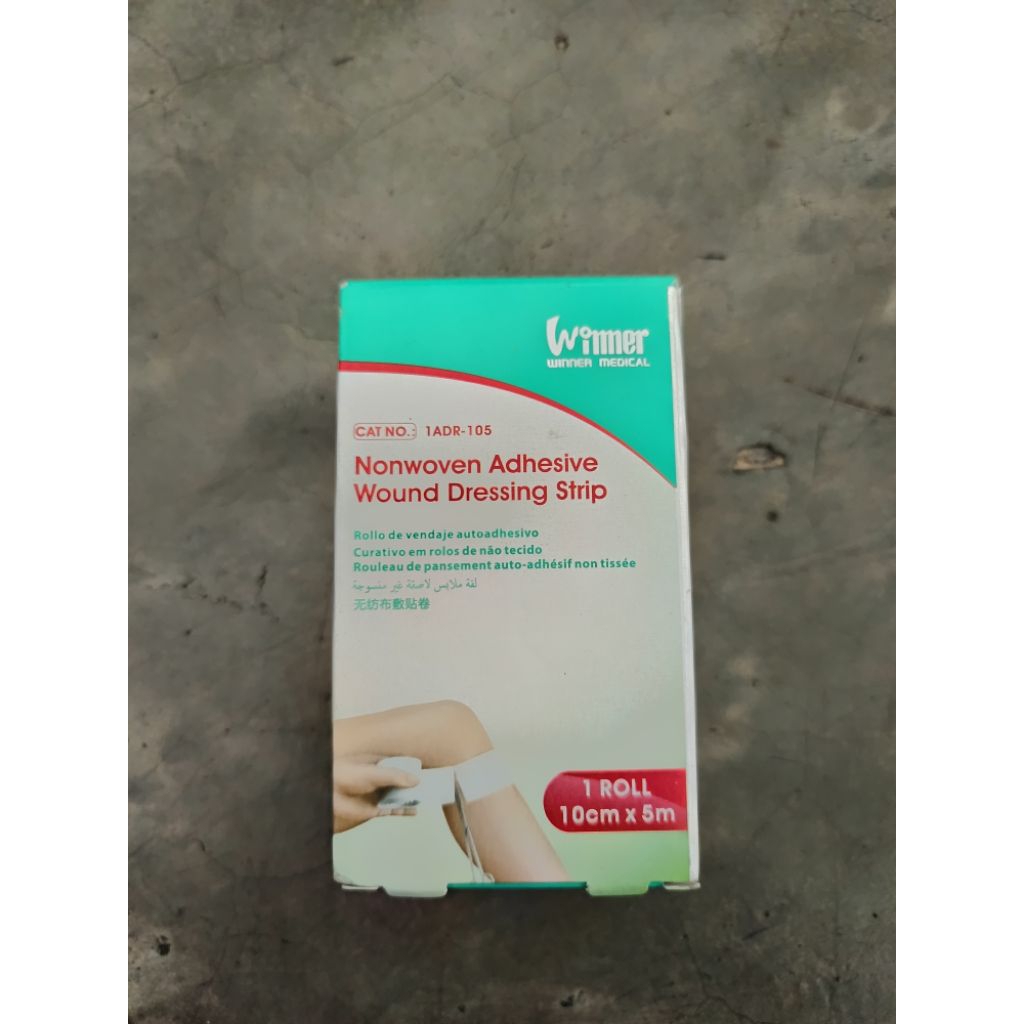 Jual Winner Adhesive Wound Dressing 10cm x 5m Plaster Non Woven / Roll ...