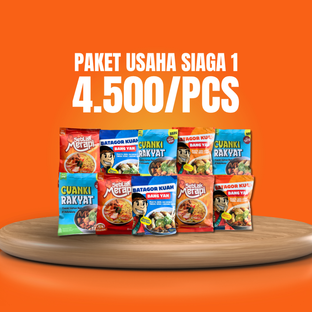 Jual (10 Pcs) Paket Usaha Seblak Merapi, Cuanki Rakyat, Batagor Kuah ...