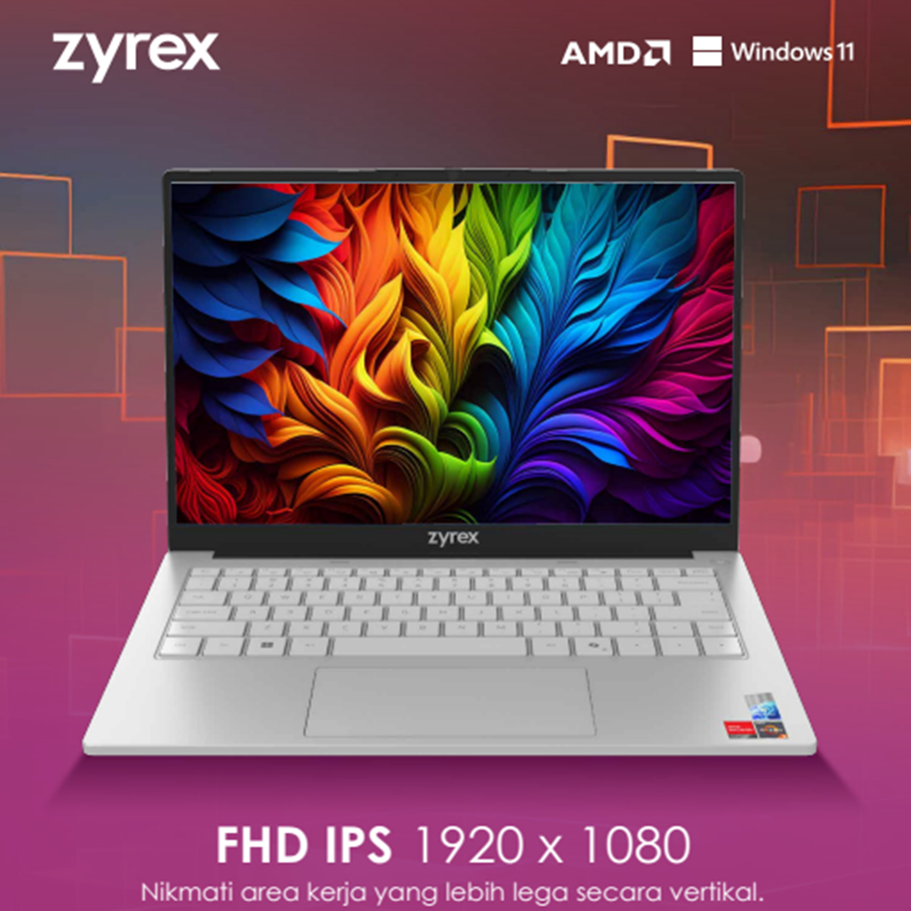 Jual NEW LAUNCH - ZYREX D-TECH PRO V1 RYZEN 5 6600H 16GB 512GB W11 14.0FHD IPS BLIT | Shopee ...