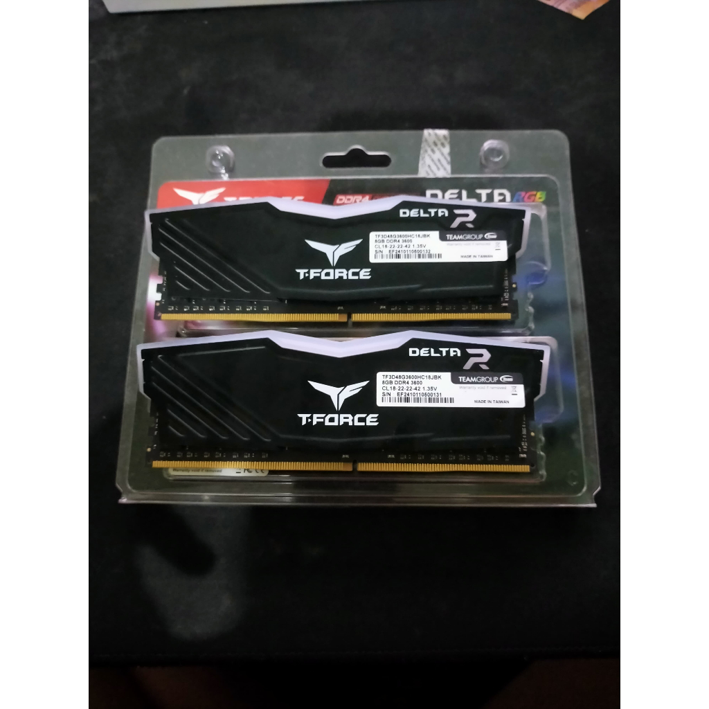 Jual RAM T-Force Delta RGB 2x8 16GB DDR4 3200Mhz (Garansi Lifetime ...