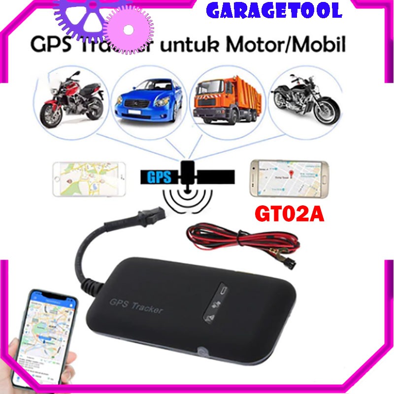 Jual GT| GT02A Pelacak Motor GPS Tracker untuk Motor Mobil GPS Tracker ...