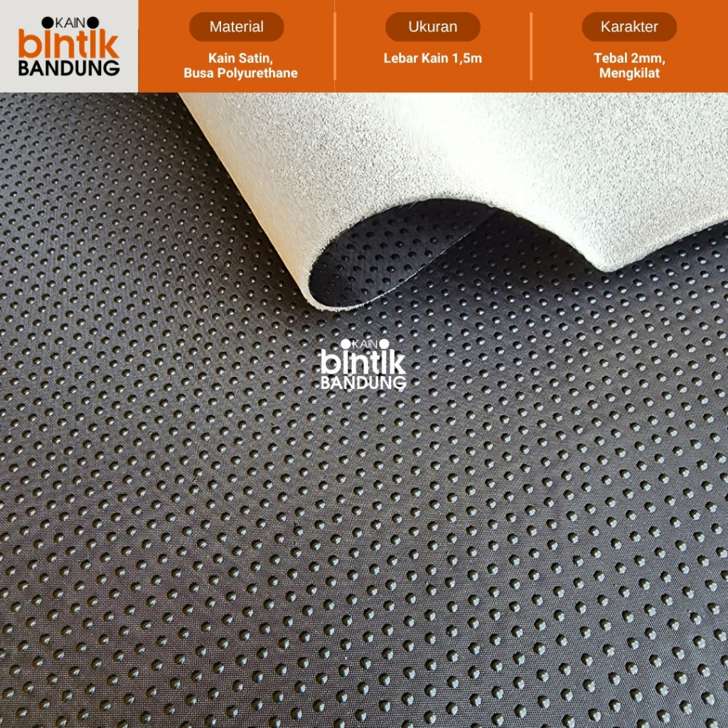 Jual Kain Bintik Anti Slip Satin Lapis Busa 2mm NTHL 1.5mx1m Alas ...
