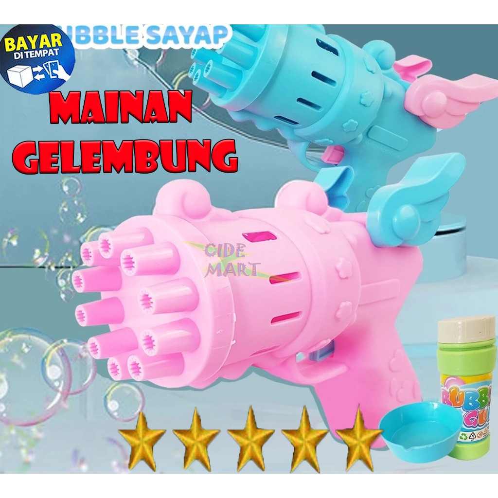 Jual MC Mainan Anak Bubble Dream Gun / Bubble Angel Gun / Gelembung ...