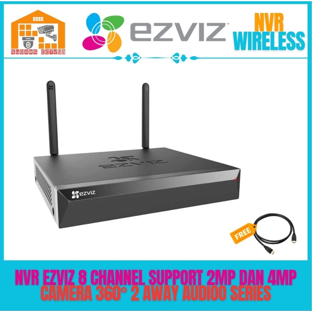 Jual NETWORK VIDEO RECORDER - NVR EZVIZ 4 CHANNEL DAN 8 CHANNEL SUPPORT ...