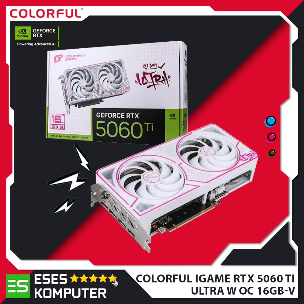 Jual VGA GeForce COLORFUL iGame RTX 5060 Ti ULTRA W DUO OC 16GB GDDR7 ...