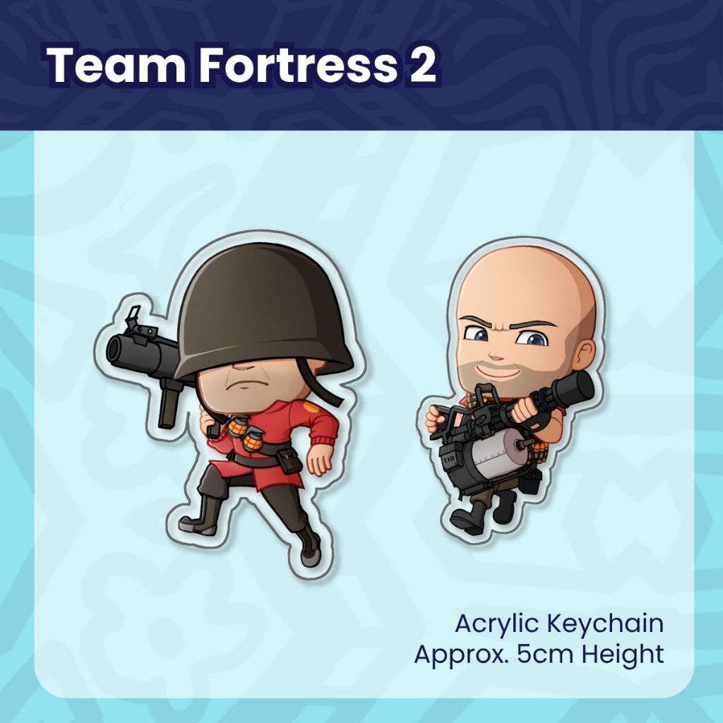 Jual Team Fortress 2 Mercenaries Acrylic Keychains | Shopee Indonesia