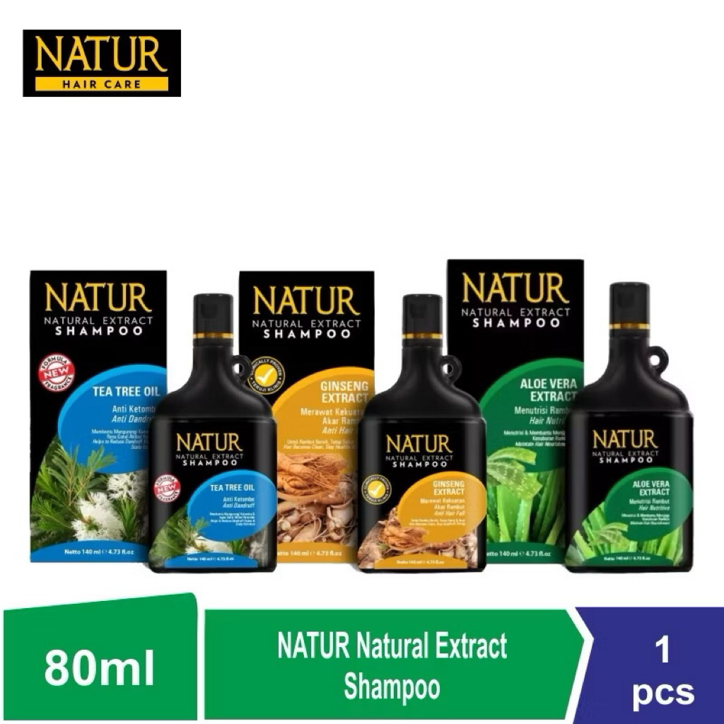 Jual NATUR SHAMPOO 80ml | Shopee Indonesia