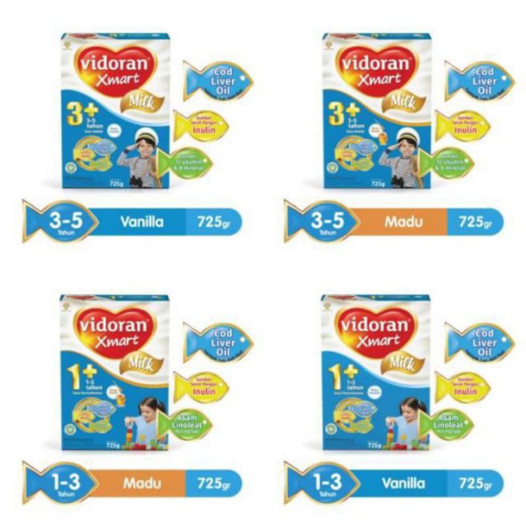 Jual Vidorant xmart tahap 6-12 / 1 3 5 900gr ( all ) | Shopee Indonesia