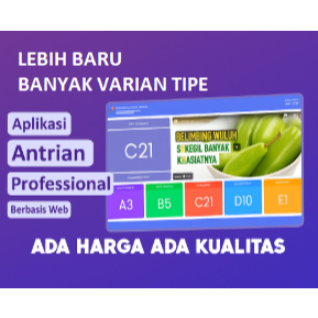 Jual Software Aplikasi Antrian Professional berbasis WEB VERSI TERBARU ...