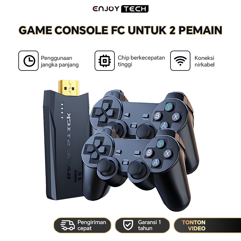 Jual ENJOYTECH Game Stick 4K / Gamepad Bluetooth Nirkabel Ganda ...