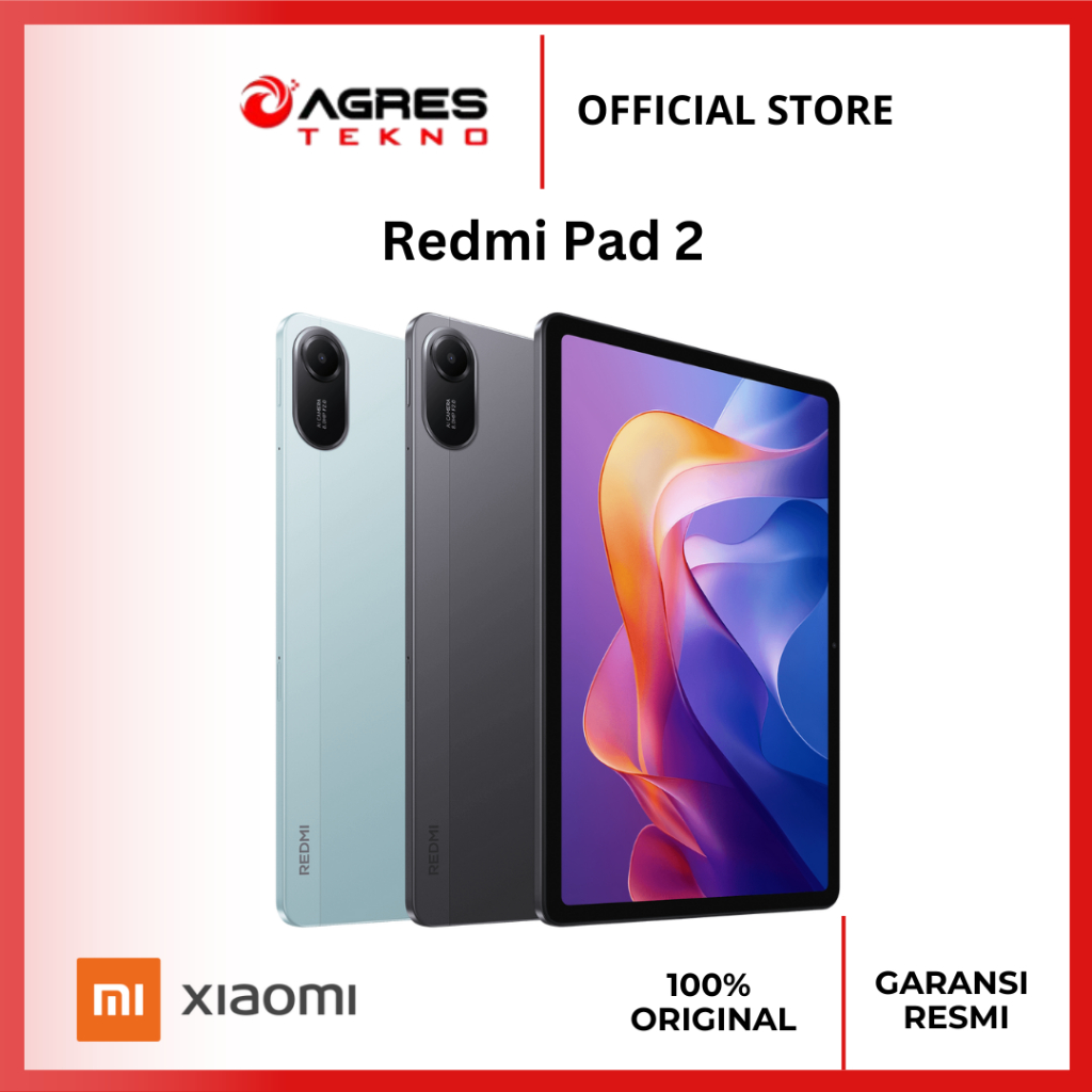 Jual Xiaomi Redmi Pad 2 (4GB/128GB) | Helio G100 - Ultra | Layar 11 ...
