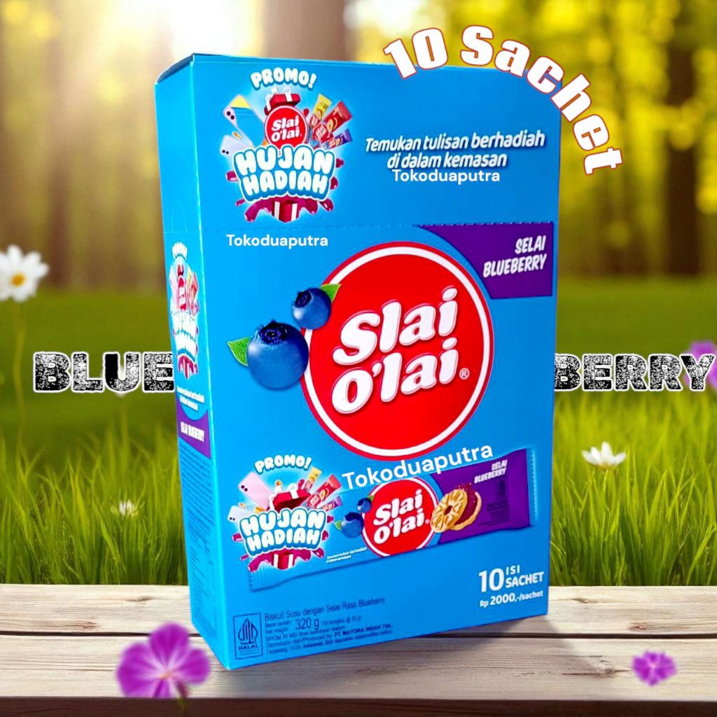 Jual Slai olai Blueberry 1 box ( 10 sachet ) | Shopee Indonesia