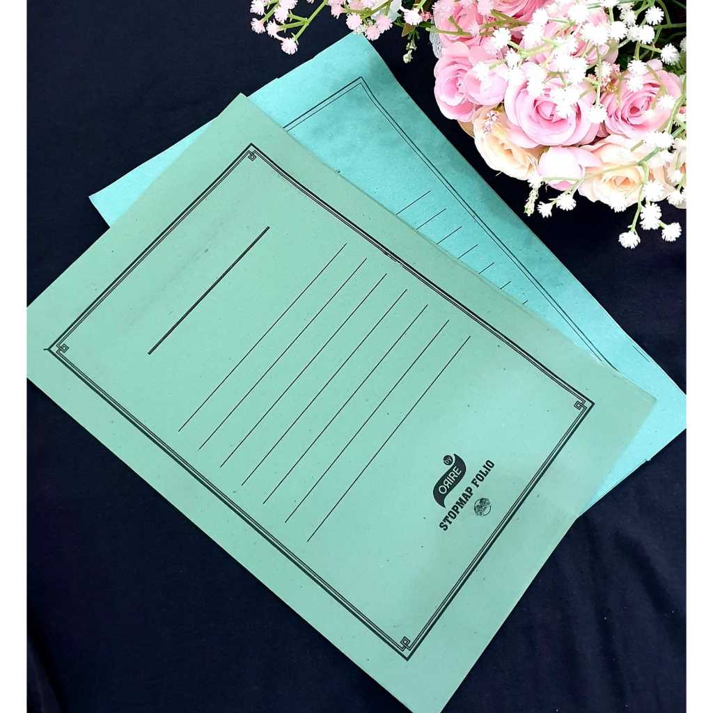 Jual (5 PCS) STOPMAP KERTAS / Stop Map Kertas Folio F4 saat ini ready ...