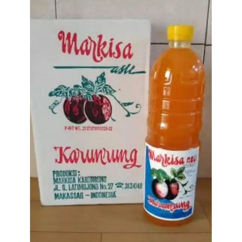 Jual MARKISA KARUNRUNG | Sari Buah Markisa Asli dari Makassar ji ...