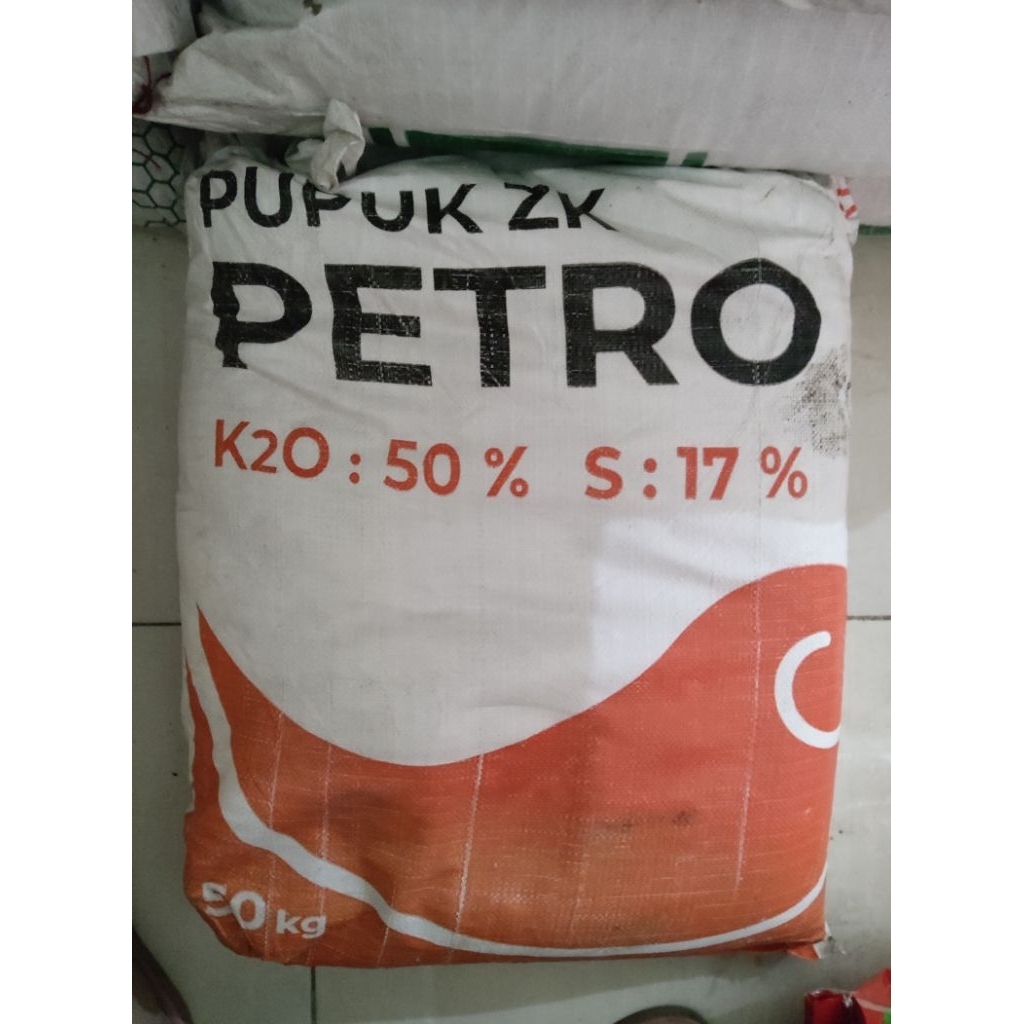 Jual Pupuk ZK PETRO Kalium+Belerang | Kemasan 50kg (kemasan pabrik ...