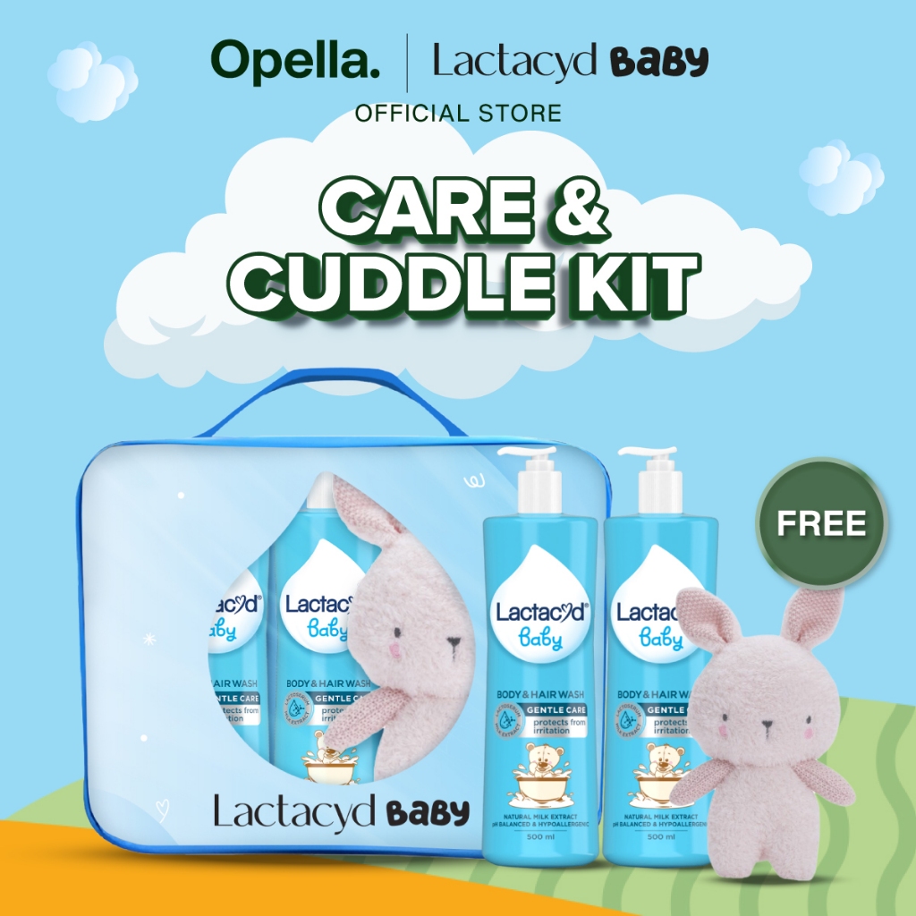 Jual [Care and Cuddle Kit] Lactacyd Baby Gentle Care 2in1 Body Wash and ...