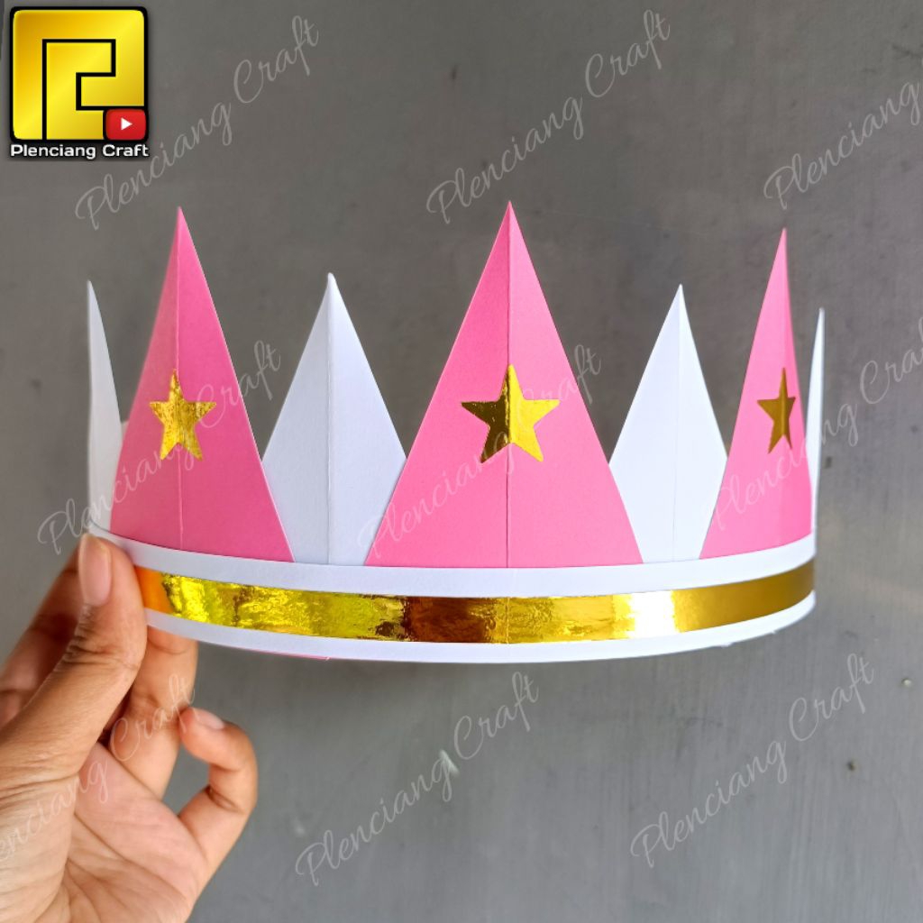 Jual [K.A] King mahkota raja handmade dari kertas untuk Tari / MPLS ...