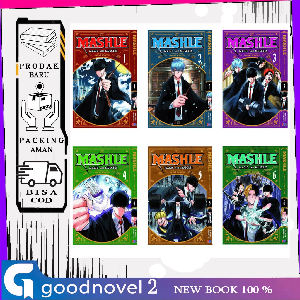 Jual Mashle : Magic and Muscles (18 book series) By Hajime Komoto ...