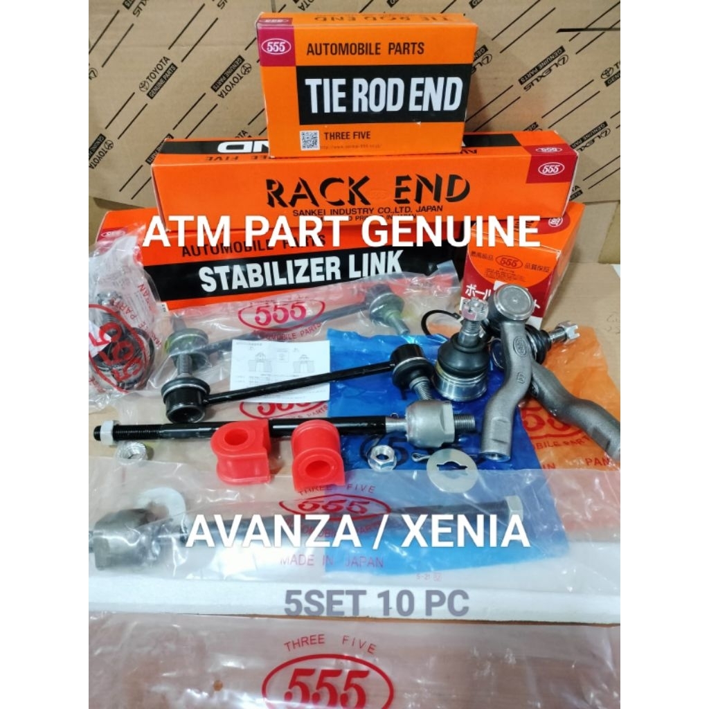 Jual KARET STABIL SHAFT 1SET,RACK END 1SET,TIE ROD END 1SET,LINK STABIL ...