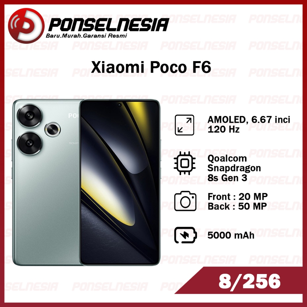 Jual Xiaomi POCO F6 5G Garansi Resmi Indonesia | Shopee Indonesia