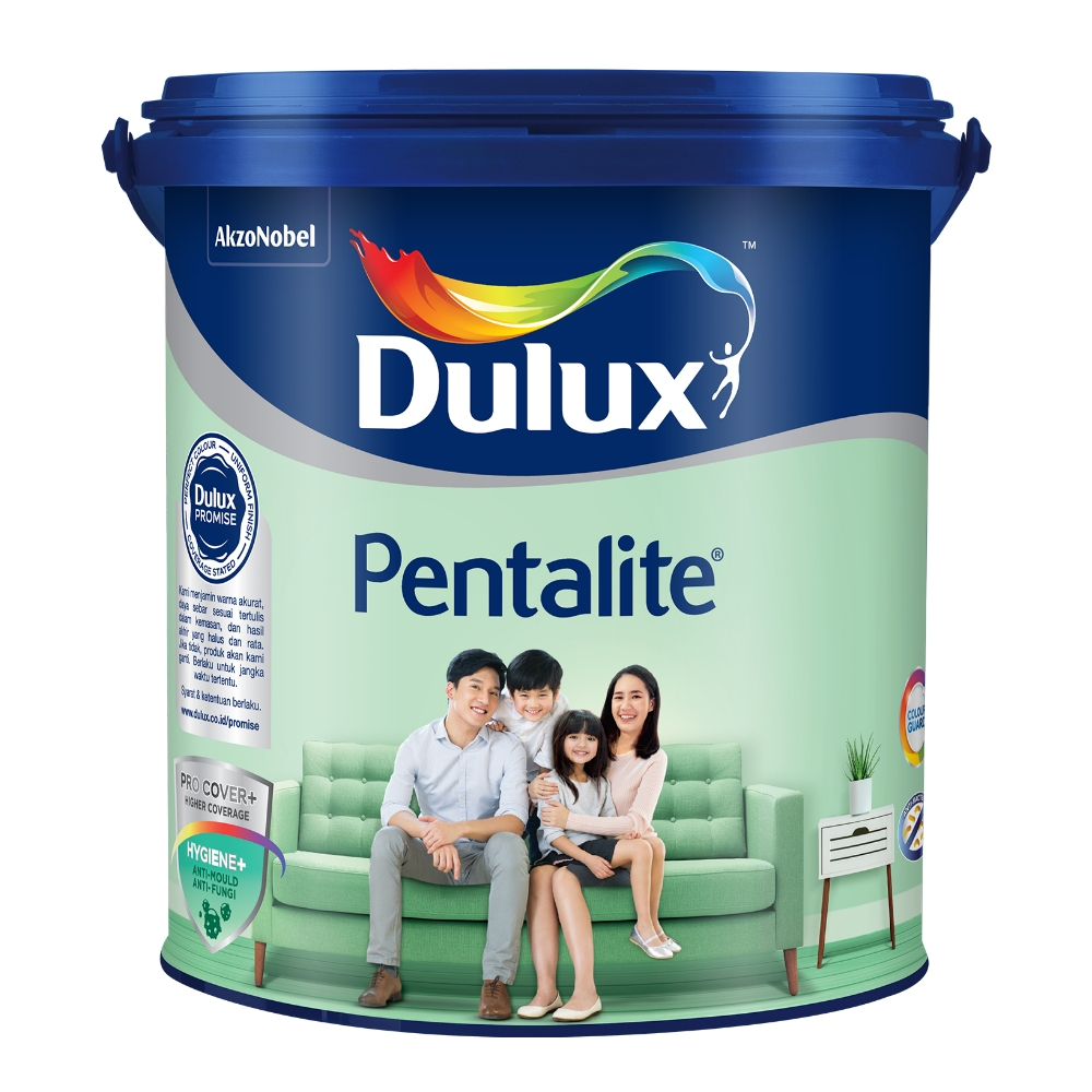 Jual CAT DULUX PENTALITE ANTI BACTERIAL 2.5 LT - WARNA TINTING | Shopee Indonesia
